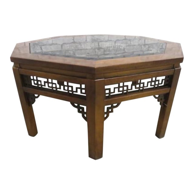 Asian Octagon Coffee Table | Chairish