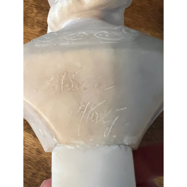 1920s Set of 2 Italian Alabaster Busts | Chairish