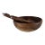 Hand Turned Walnut Centerpiece Wood Salad Bowl W/ Utensils 11.25 ...