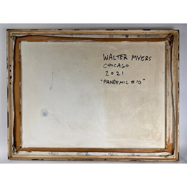 Abstract Expressionism Oil Painting by Walter Meyer Titled - Pandemic ...