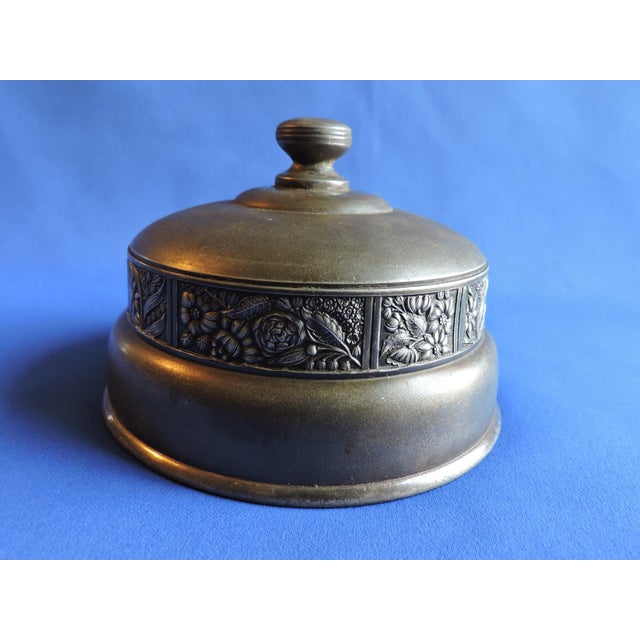 Circa 1940's Pairpoint Quadruple Plated Silver Butter Dish With ...