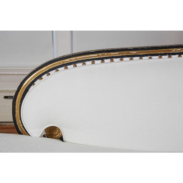Regency Black Painted and Gilt Daybed in the Manner of George Smith ...
