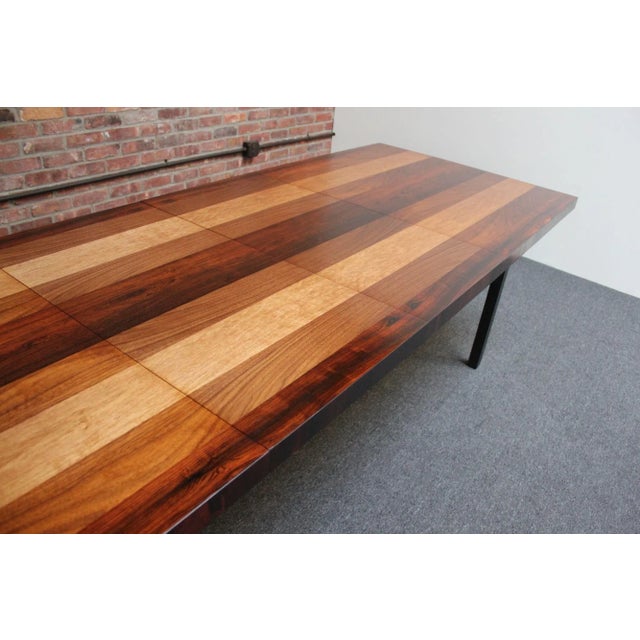 Mixed wood dining table store