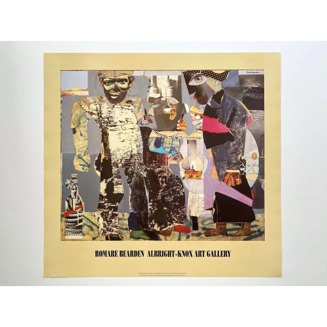 Romare Bearden Vintage 1991 Lithograph Print Museum Poster " Return of ...