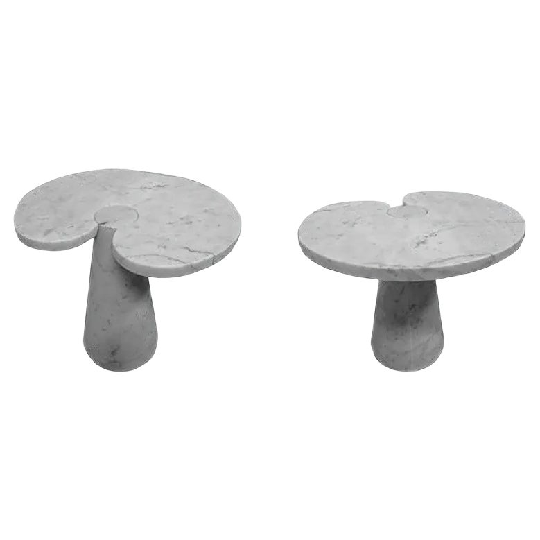 White Carrara Marble Eros Coffee Tables by Angelo Mangiarotti for ...