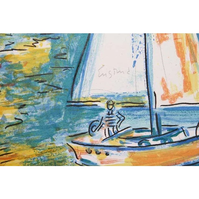 Wayne Ensrud, Sail Day, Lithograph | Chairish
