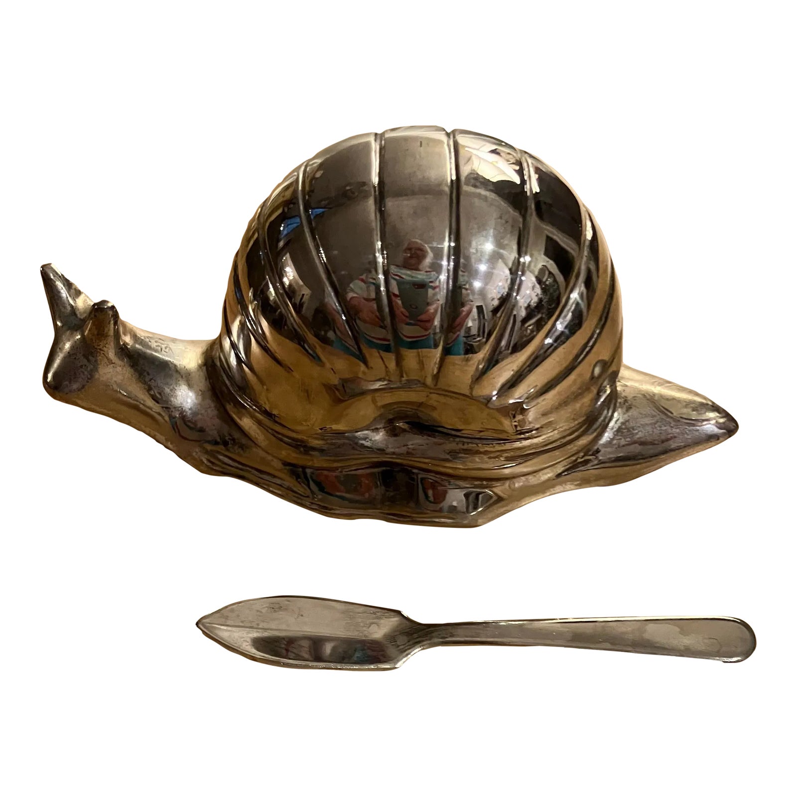 1970s Vintage Silver Plated Snail Individual Escargot Server | Chairish