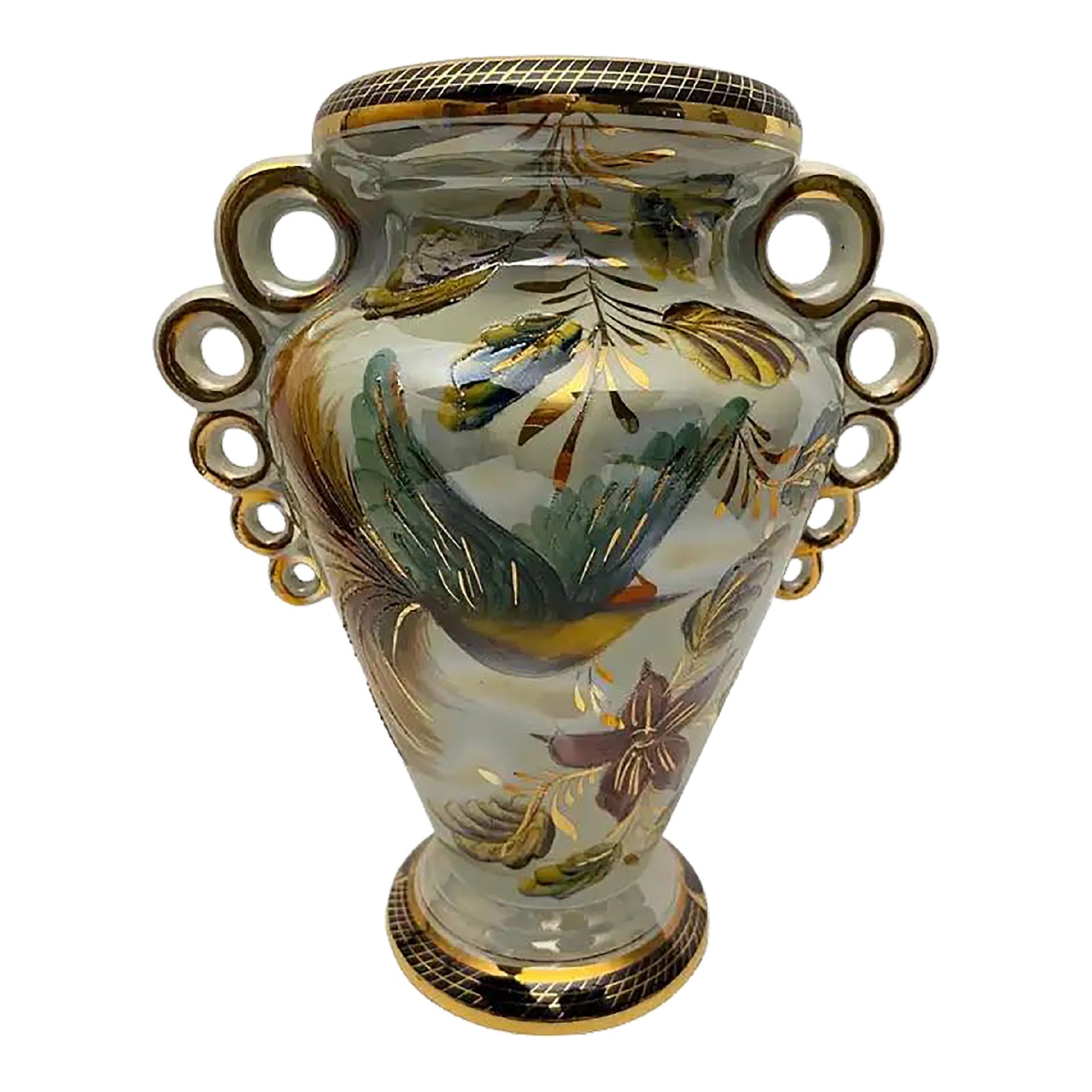 H. Bequet Quaregnon Porcelain Vase, Celadon | Chairish