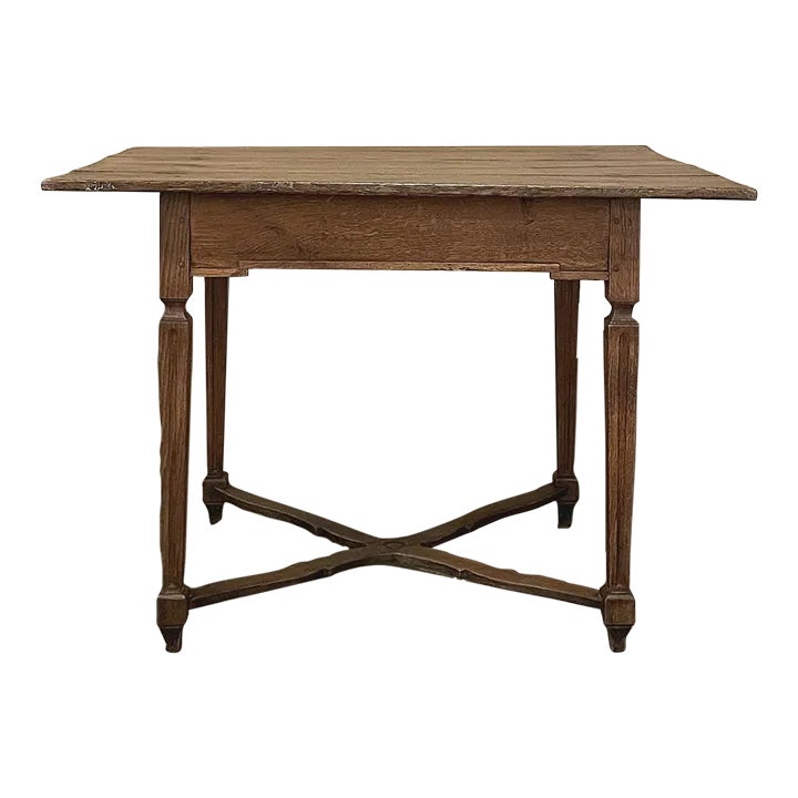 18th Century French Louis XVI Period Rustic Side Table | Chairish