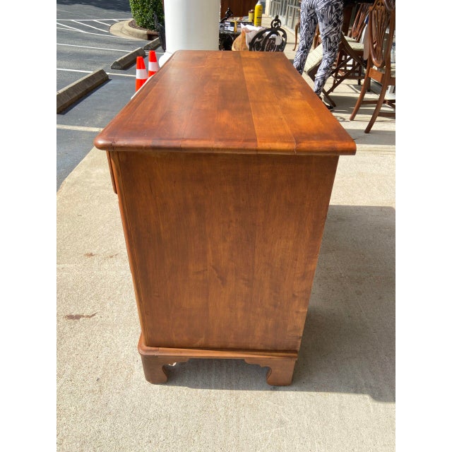 Solid Maple Kneehole Desk by Kling | Chairish