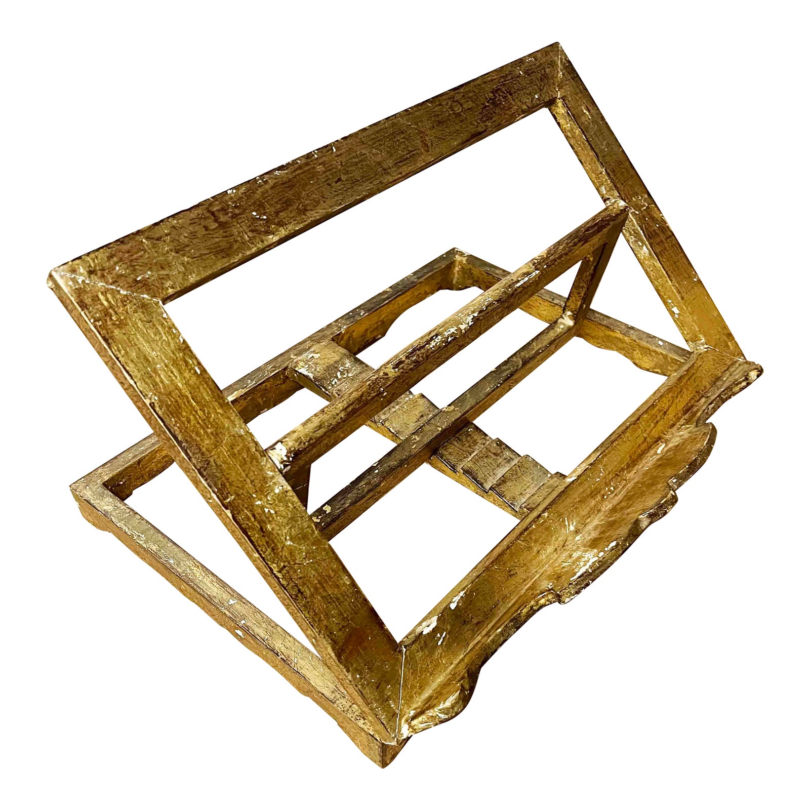 1960s Giltwood Book Stand Easel | Chairish