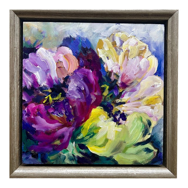 Framed Original Painting "Tulip Study" | Chairish
