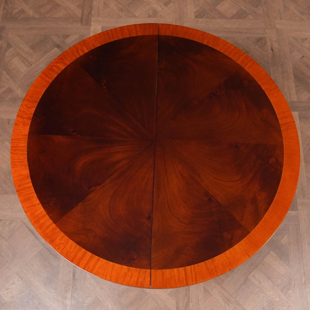 Regency Harp Base Dining Table | Chairish