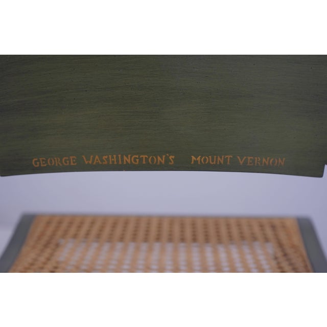 Hitchcock George Washington Mt Vernon Paint Decorated Chair | Chairish