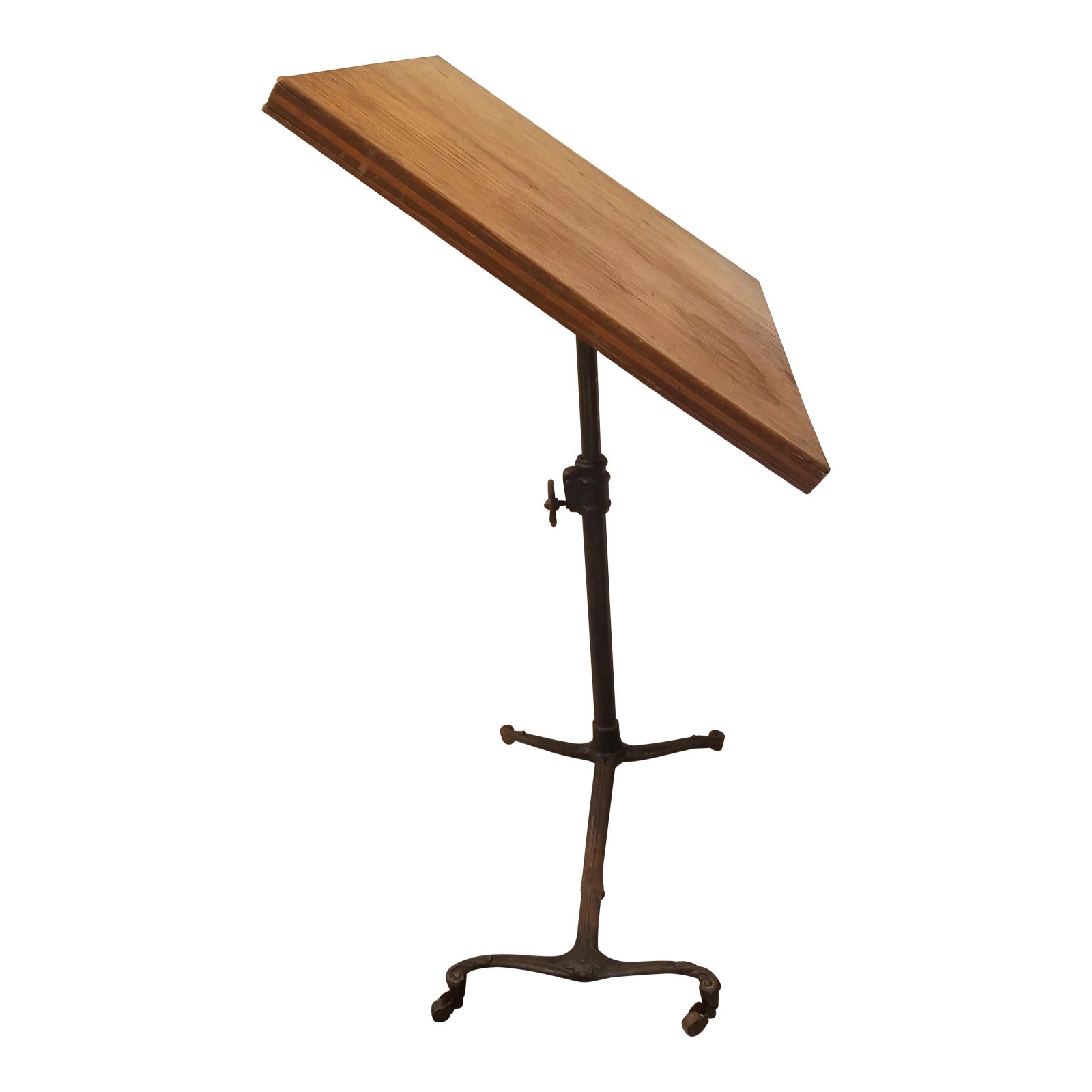 Antique Flip Top Table | Chairish