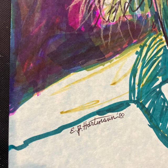 Contemporary Original E.J.Hartmann Original Albert Einstein Pop Art ...