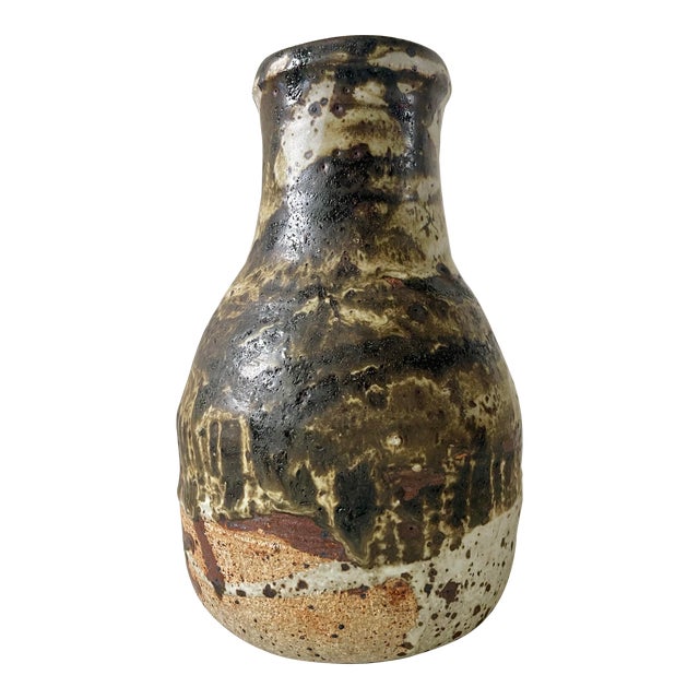 Mid Century Modern Studio Pottery Vessel | Chairish