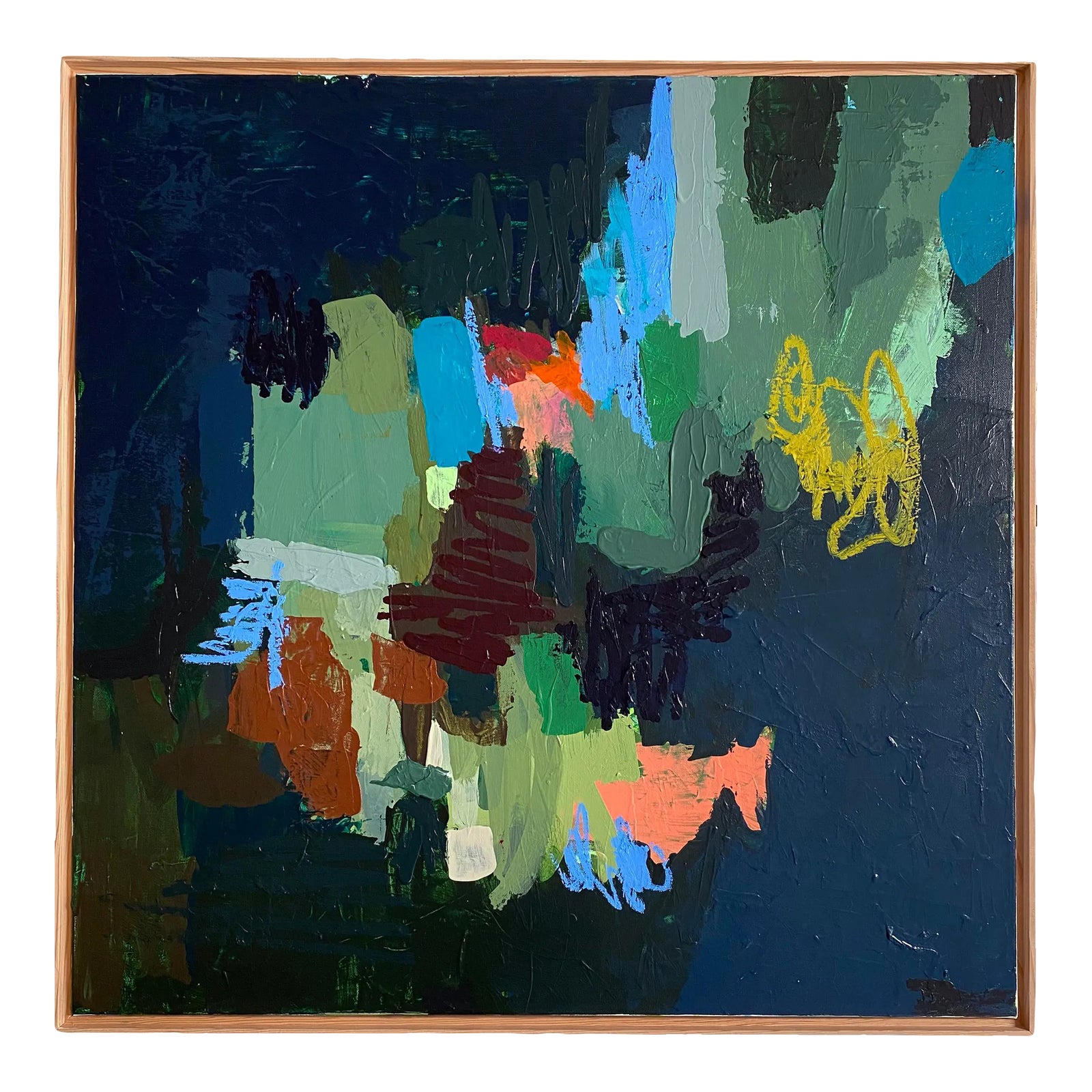 "Into the Deep" 2024 Original Painting by Jessalin Beutler | Chairish