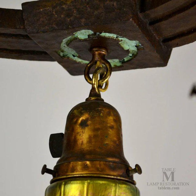 Craftsman Cast Iron Fixture | Chairish