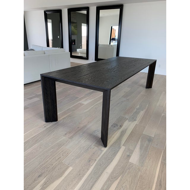 Restoration Hardware Arles Rectangular Dining Table (Brown Oak 108") | Chairish