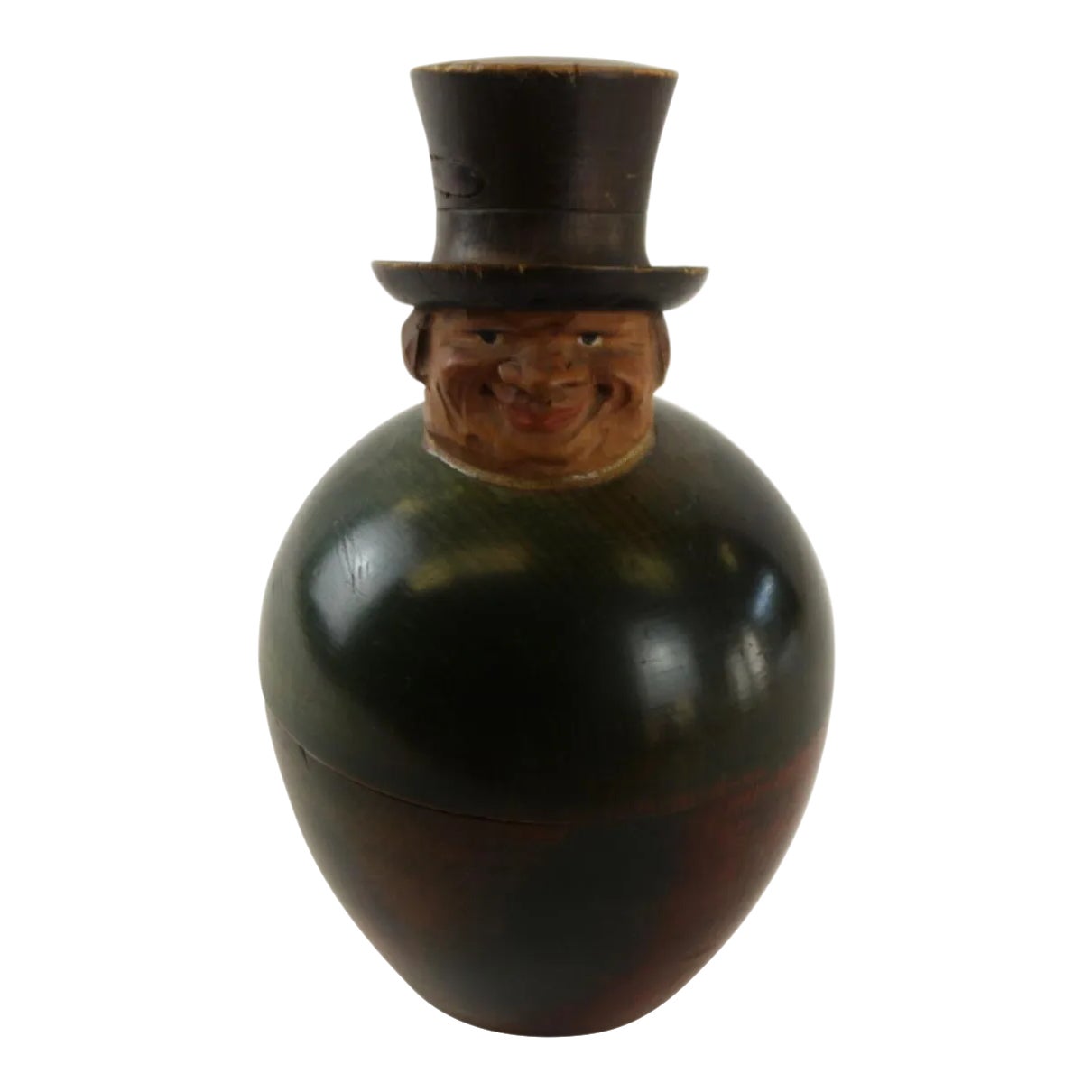 Jolly Jug Wooden Character | Chairish