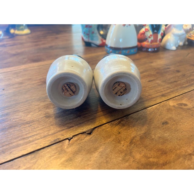 1990s Americana Arts & Crafts Movement Hand Thrown Ceramic Salt ...