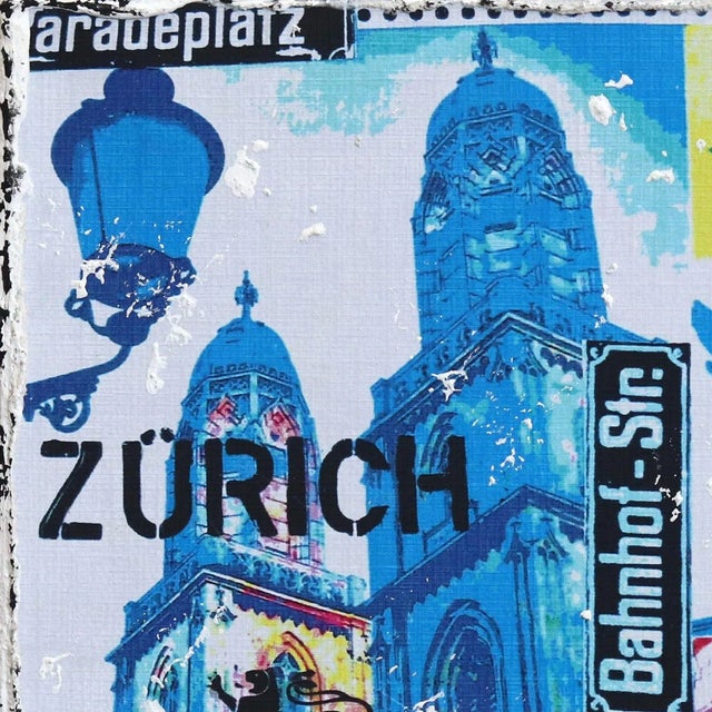 "Zurich 6" Original Artwork by Marion Duschletta | Chairish