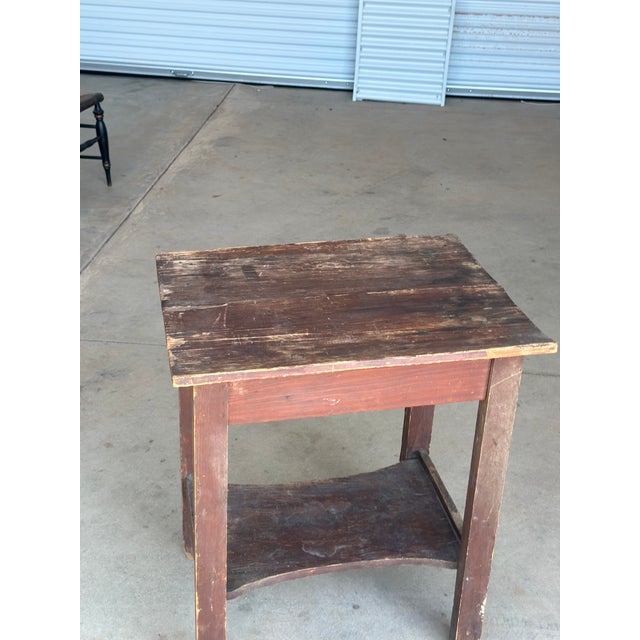 Early 20th Century Primitive Farmhouse Table | Chairish