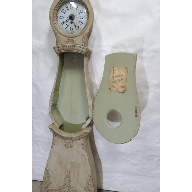 Mora Clock Swedish Rococo Style | Chairish