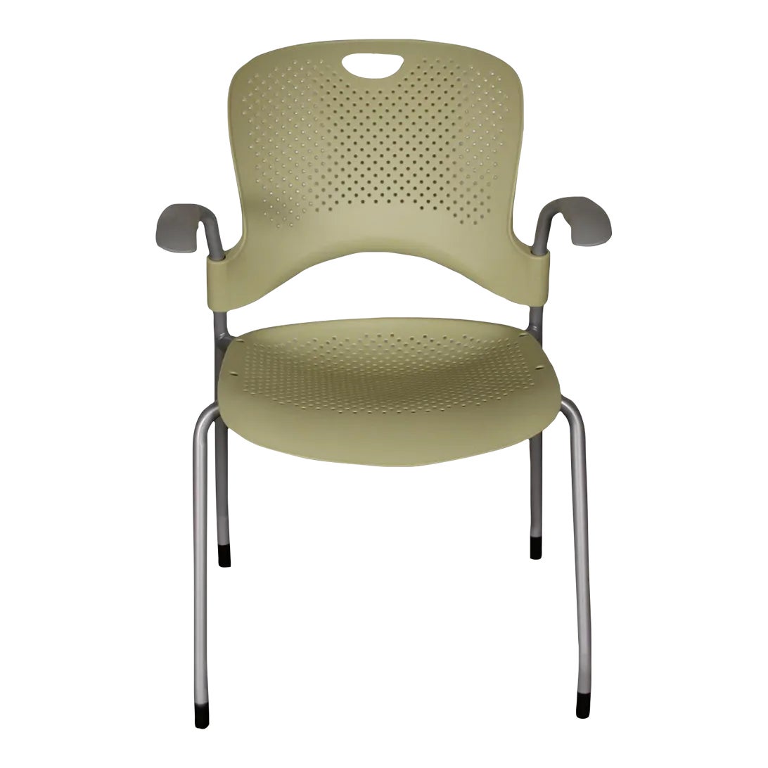 Herman Miller Caper Stacking Chair With Molded Seat | Chairish