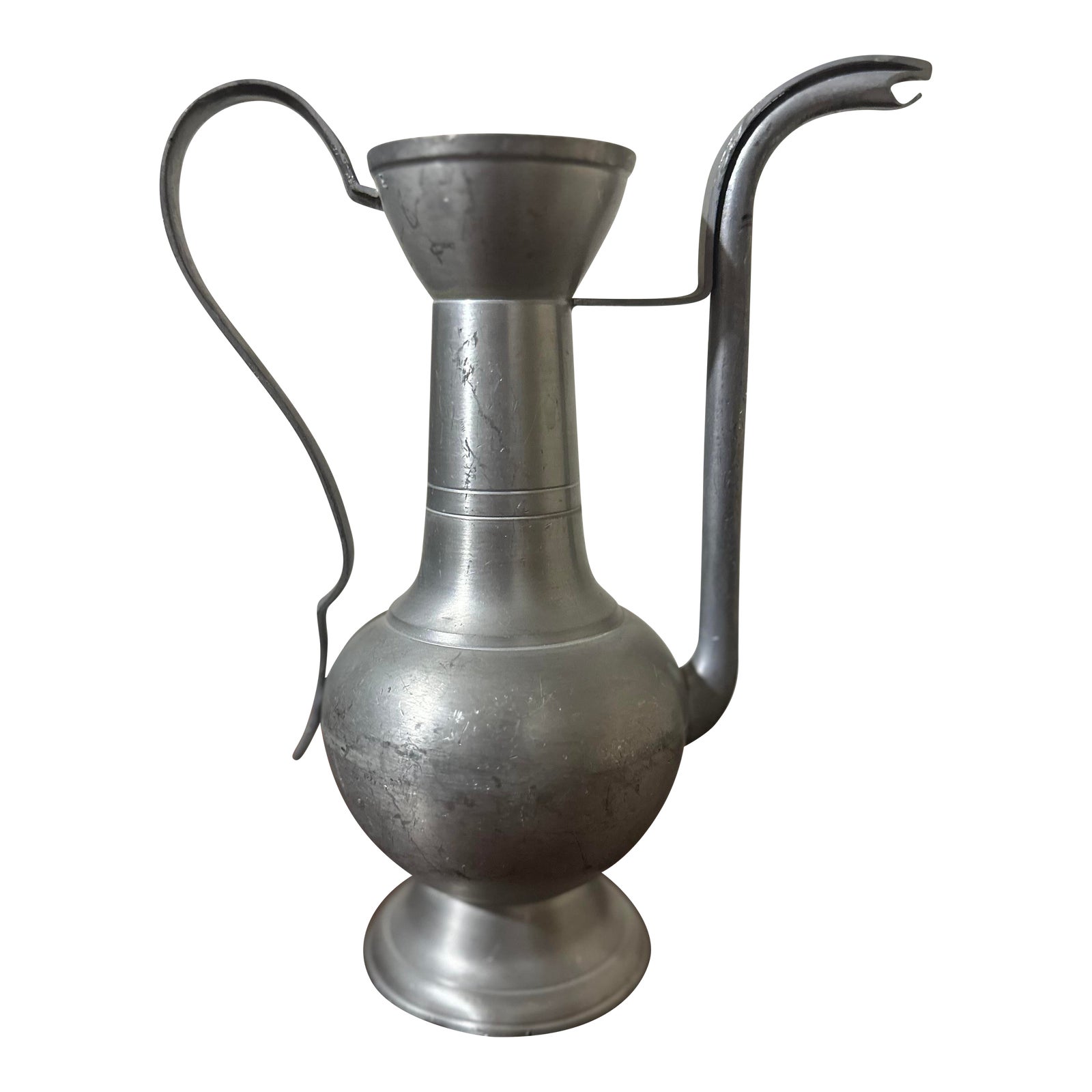 Mid 20th Century Vintage Ethan Allen Holland Pewter Tea Pot | Chairish