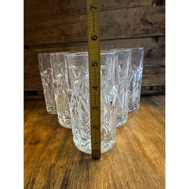 Vintage Nachtmann Crystal "Eduard" Diamond Pattern Glasses Tumblers ...
