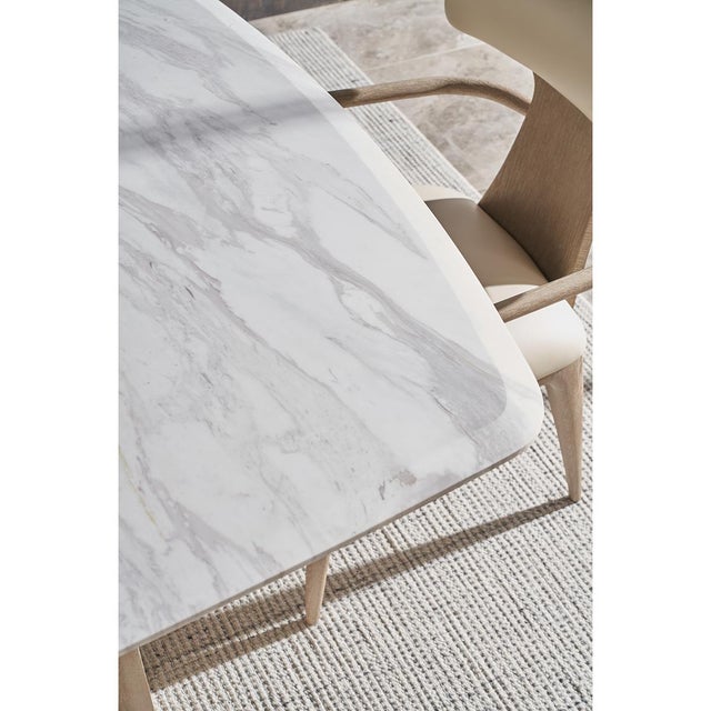 Modern Marble Top Dining Table | Chairish