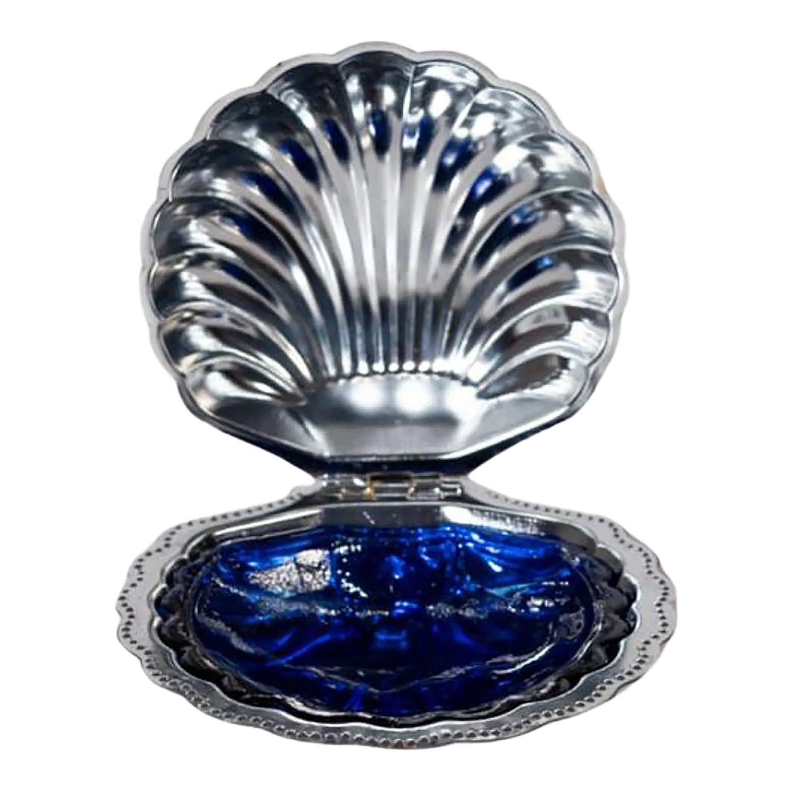 Vintage Silver Shell Dish | Chairish