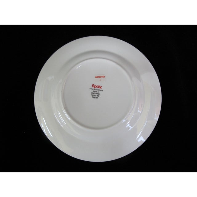 Spode Gold Gilt Art Deco Opera Pattern Fine Bone China 5pc Dinner Plate ...