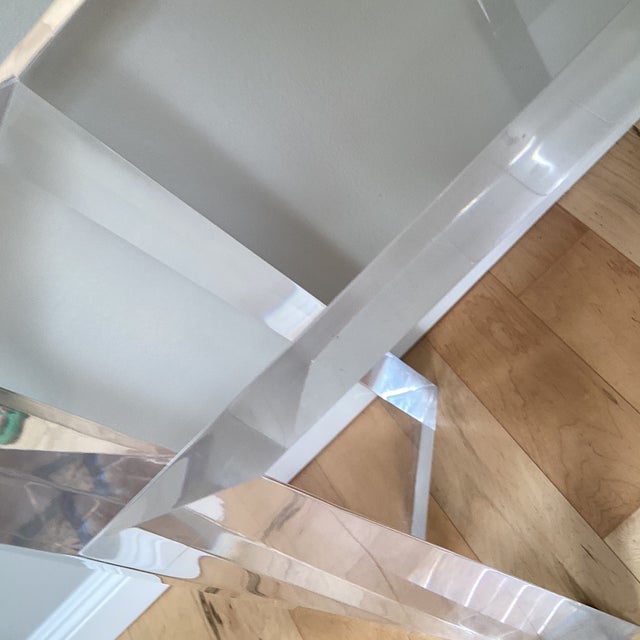 1980s Vintage Acrylic Console Table | Chairish