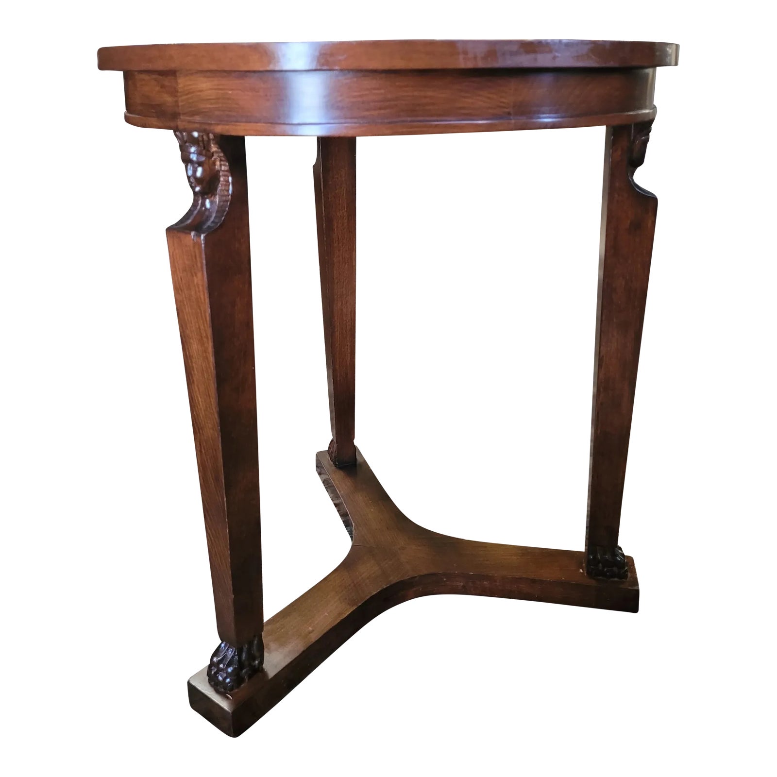1950s Egyptian Revival Small Ocassional Table | Chairish
