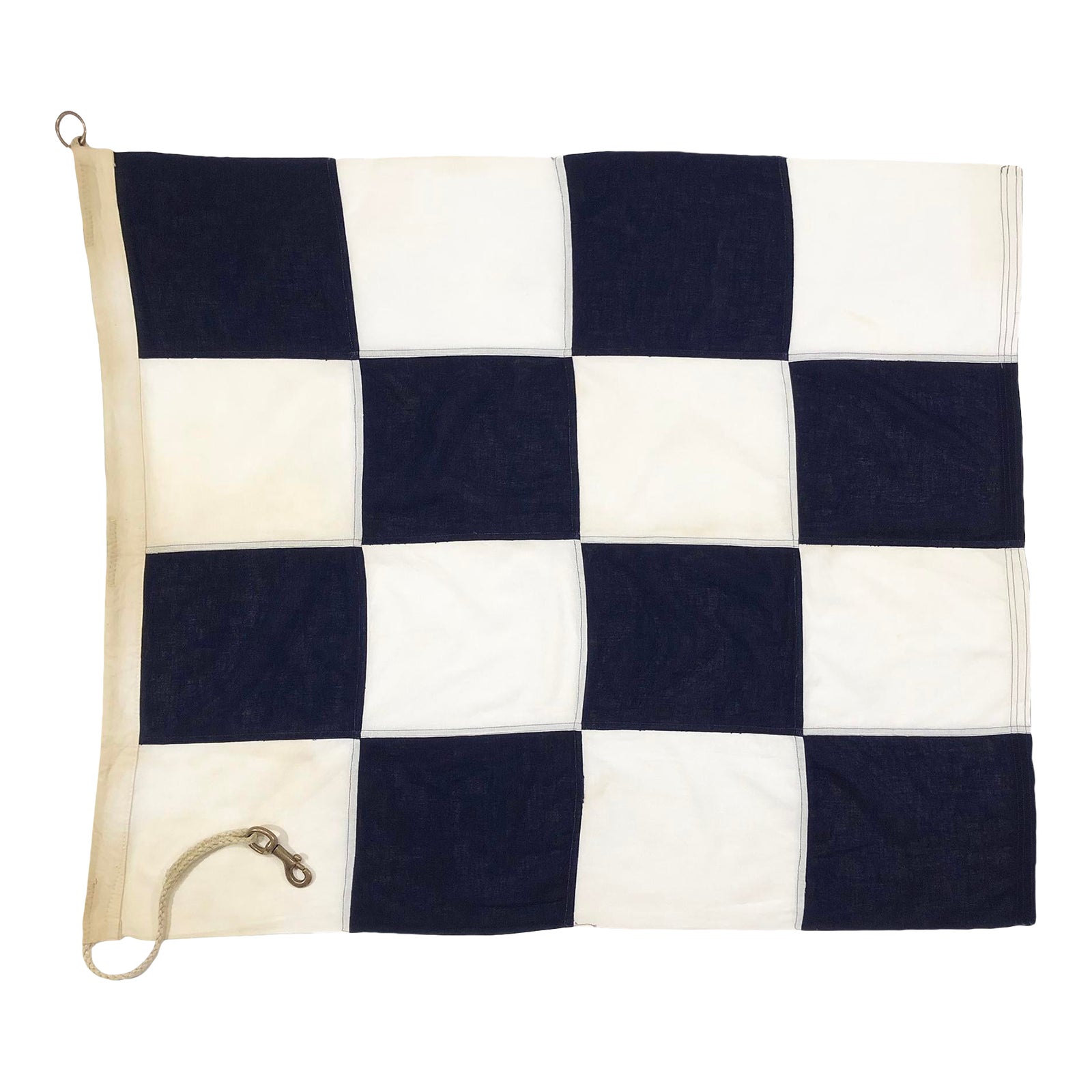 1940s Vintage Cotton Nautical Signal Flag | Chairish