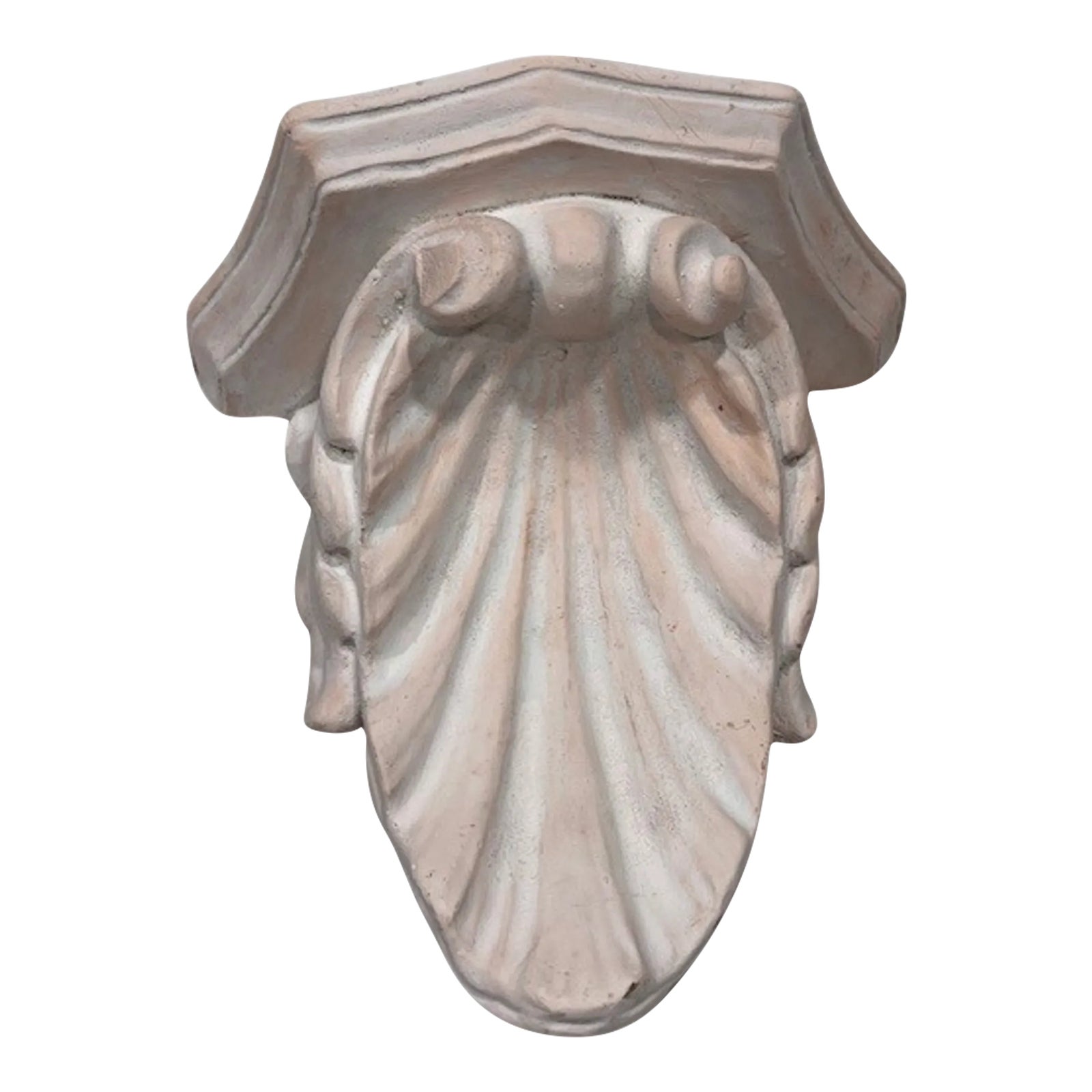 Early 20th Century Rococo Shell-Shaped Ornate Wall Shelf | Chairish