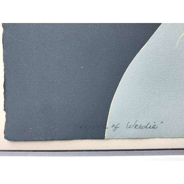 Modernist Expressionist Figurative Lithograph by Mickie Rosen 1/25 ...