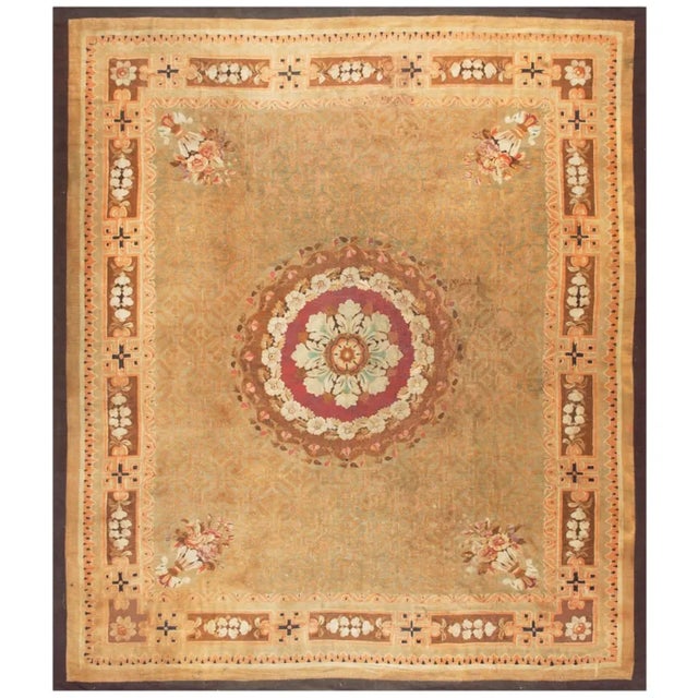 Early 19th Century French Empire Period Aubusson Carpet ( 11' X 12'10 ...
