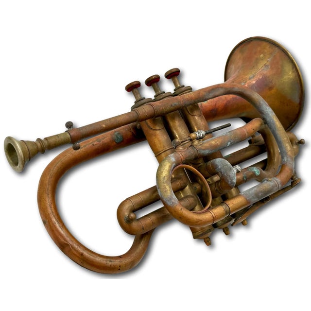 Authentic Late 19th Century Antique Brass "Shepherds Crook" Cornet ...