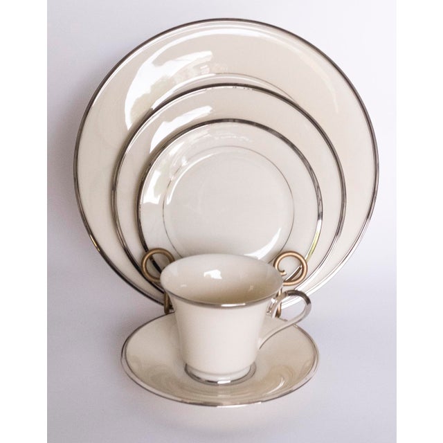 Lenox China Solitaire Pattern Service Set - 40 Pieces | Chairish