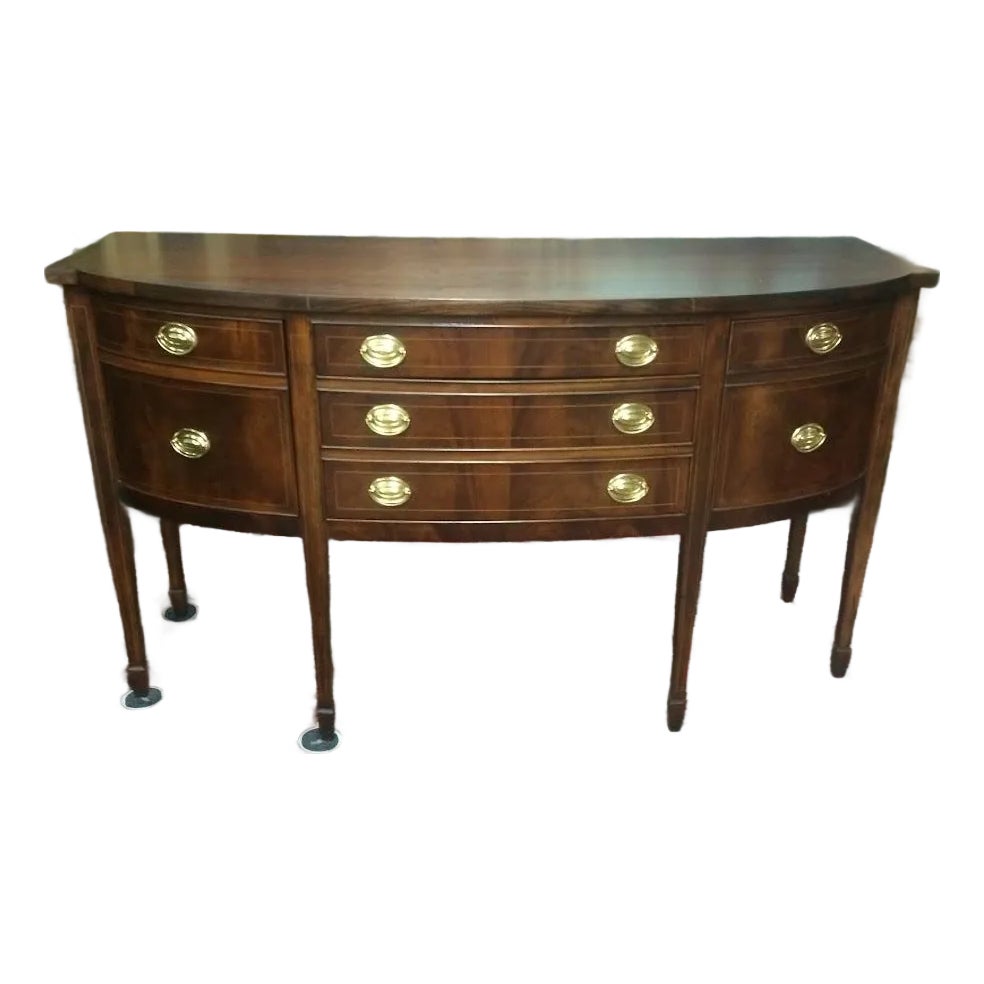 Drexel Buffet Sideboard, Federal Style Sideboard | Chairish