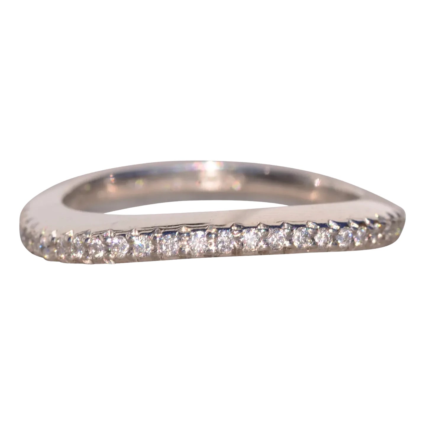 The Contour: Designer Signed Contour Band with Natural Diamonds in ...