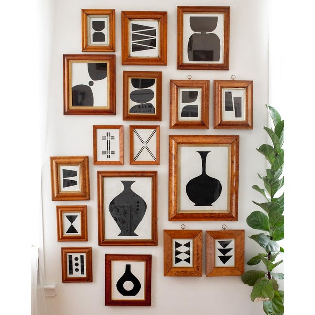 Mid 19th Century Pair of Antique Birdseye Maple Frames With Original ...