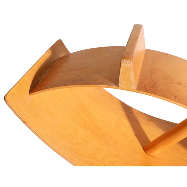 Modernist Bent Plywood Rocking Toy by Gloria Caranica for Creative ...