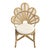 Rattan Bamboo Flower Chair | Chairish