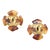 Chanel 1994 Faux Tortoiseshell Earrings Clip-On Brown 20628 - 2 Pieces ...