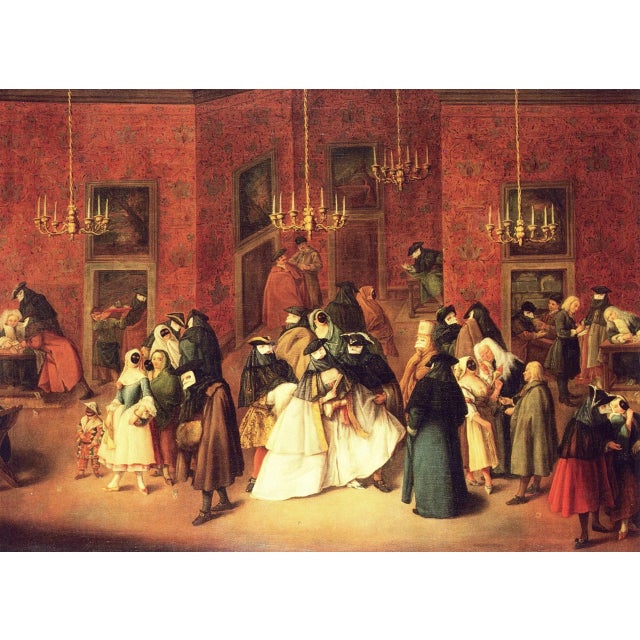 The Ridotto, by Giuseppe De Gobbis, Born 1730, Reproduction Print ...